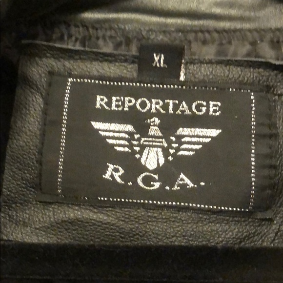 Reportage RGA | Jackets & Coats | Reportage Rga Leather Jacket | Poshmark